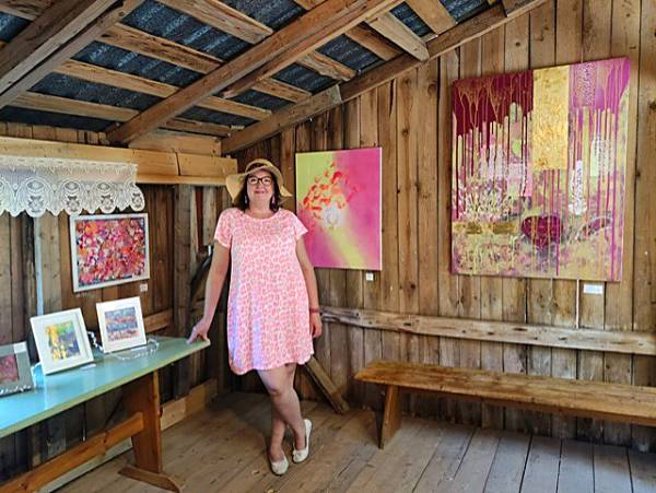 Marika Kojon taidetta Pihlajakoskella | Kuhmoisten Sanomat